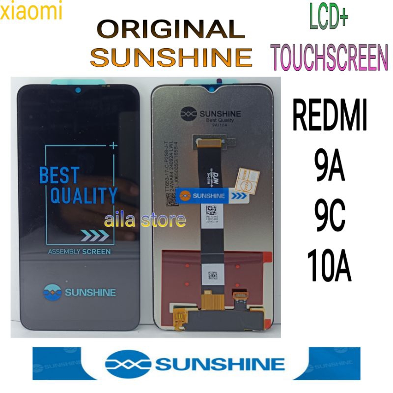 Jual LCD TOUCHSCREEN XIAOMI REDMI 9A/9C/10A ORIGINAL SUNSHINE FULL SET ...