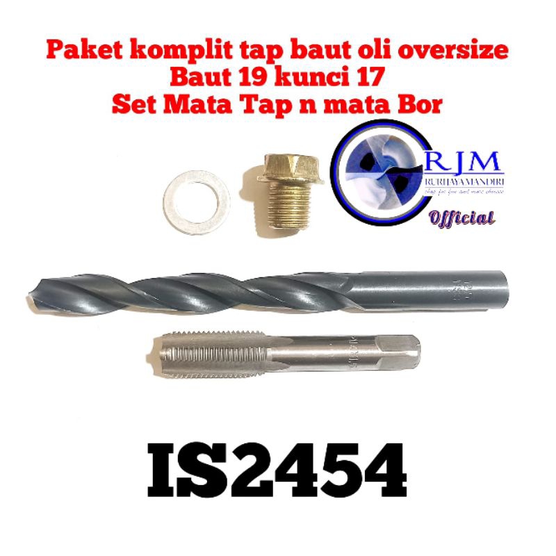 Jual paket reparasi baut oli slek dol paket tap baut oli oversize baut ...
