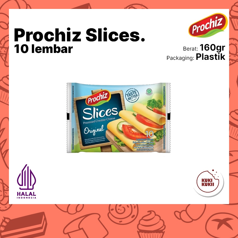 Jual Prochiz Cheddar 10 slices | PROCHIZ Cheddar Slice 10 lembar 160gr ...