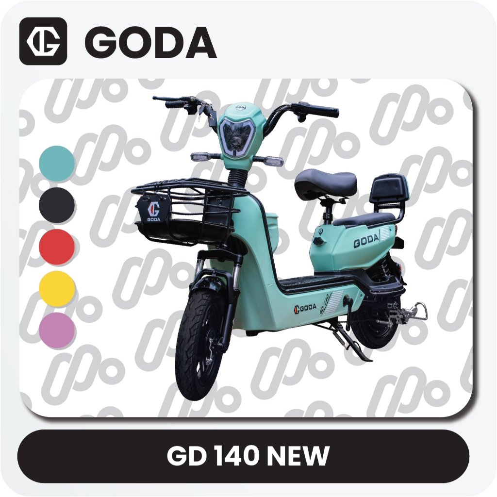 Jual Sepeda Listrik Goda Gd 140 New Facelift | Shopee Indonesia