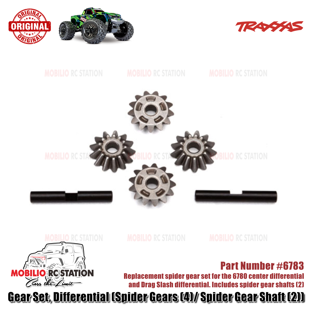 Jual Traxxas Part #6783 Spider Gears & Shaft for the 6780 Center ...