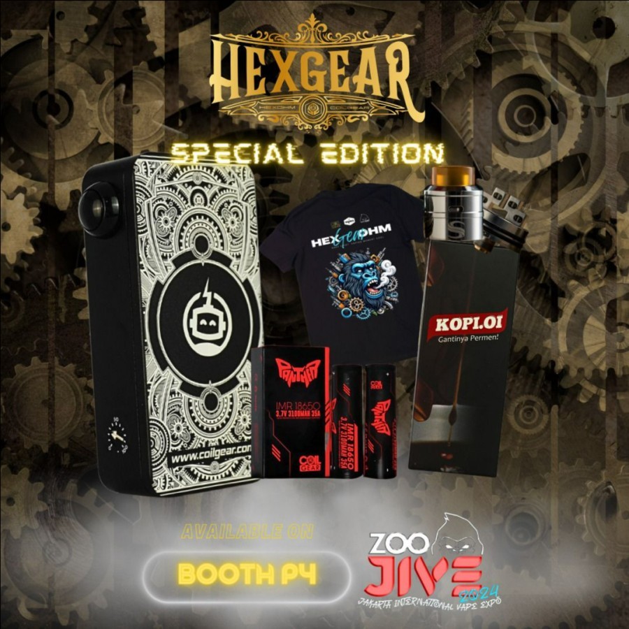 Jual NEW HEXOHM V3 Anodized VapeZoo x Coil Gear LIMITED EDITION | Shopee Indonesia