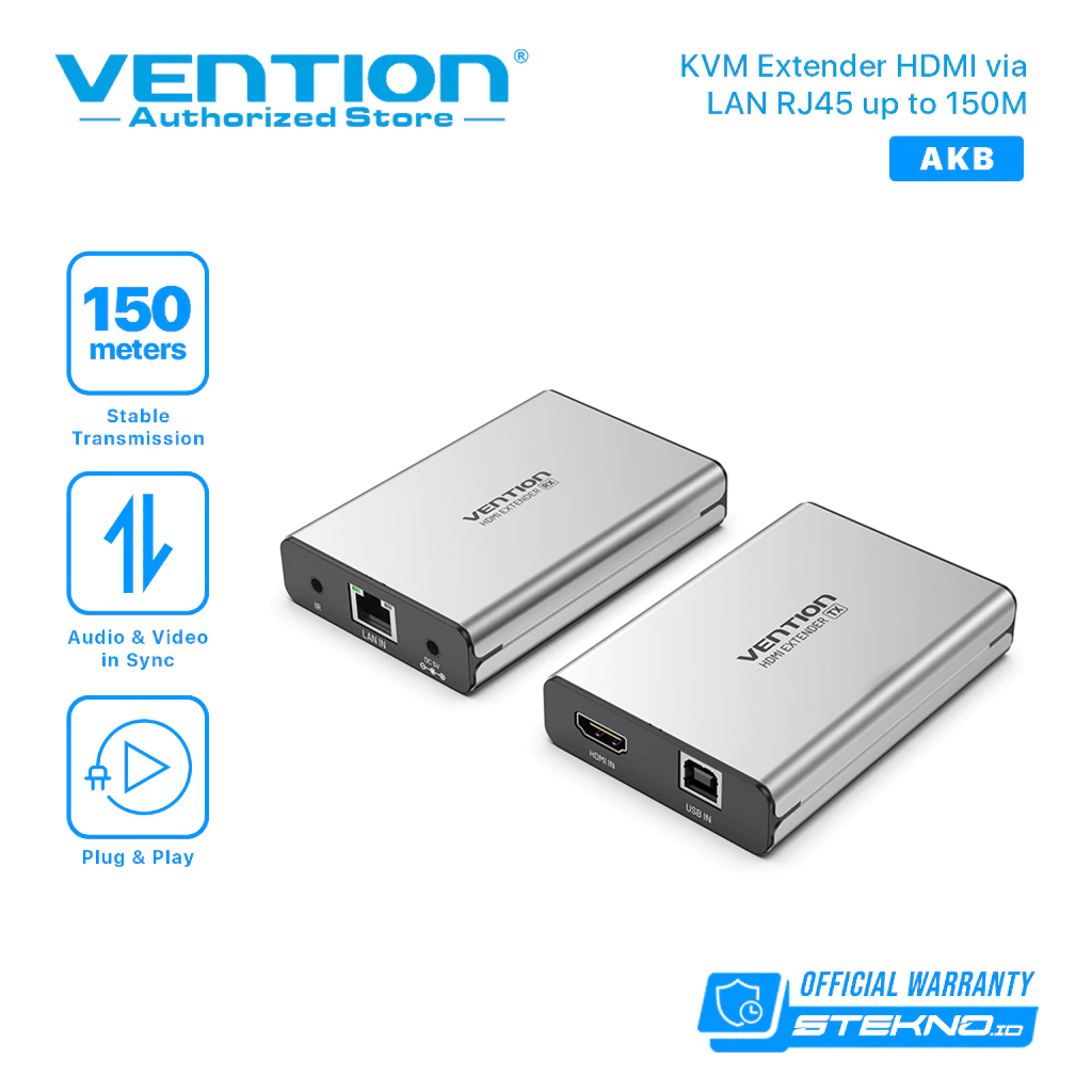 Jual Vention HDMI Extender over LAN Cable RJ45 HDMI KVM 150M Full HD ...