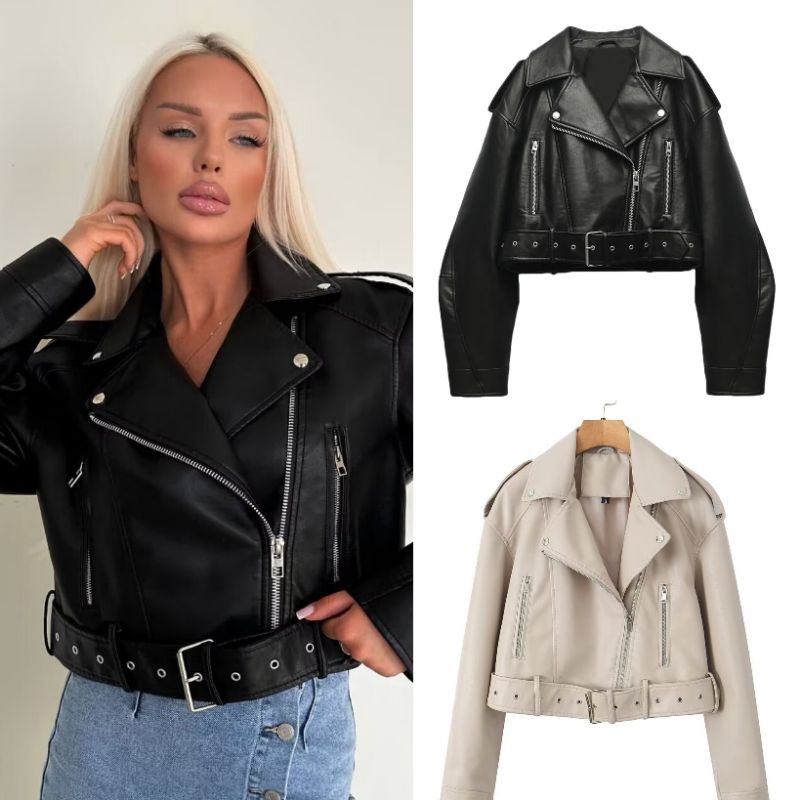 Jual Autumn Leather Jacket 76219 77226 (TA) | Shopee Indonesia