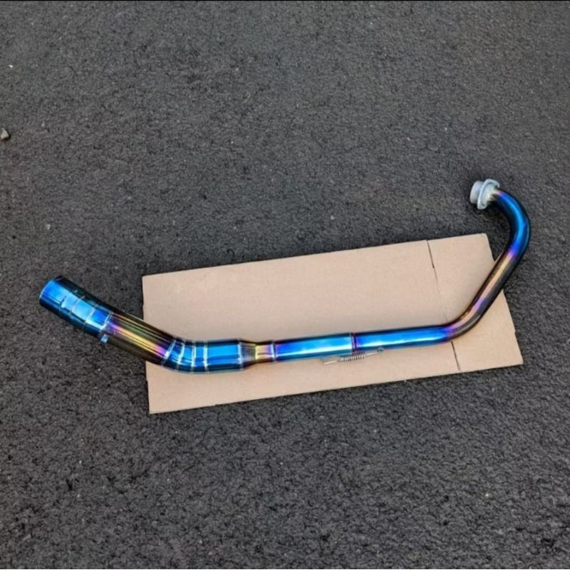 Jual Big elbow pipe bluegold for Euro 150 viperman Tmx 125/155 Tmx 150 ...