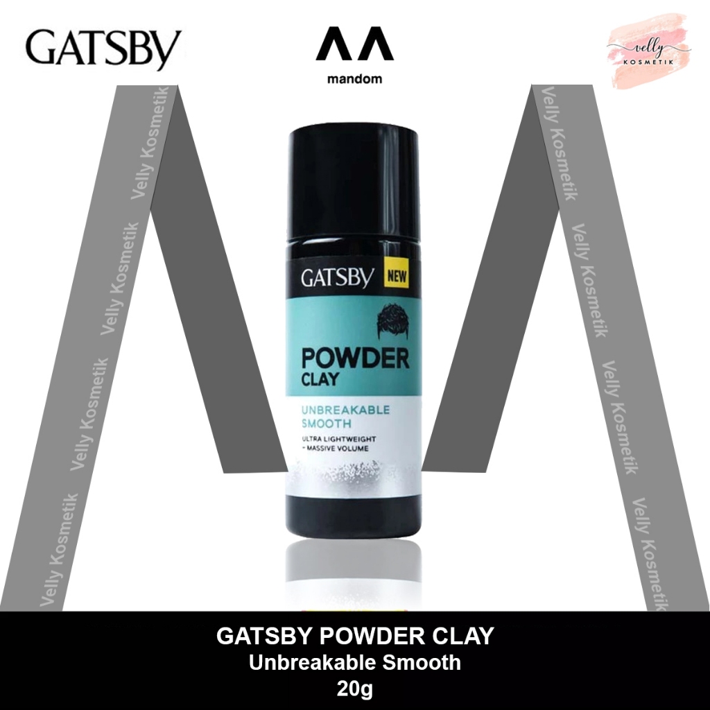 Jual GATSBY Powder Clay Unbreakable Smooth 20g | Shopee Indonesia