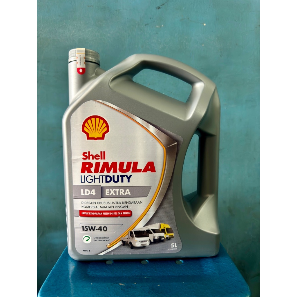 Jual Oli Mesin Shell Rimula Light Duty LD4 Extra 15W-40 5L Original ...