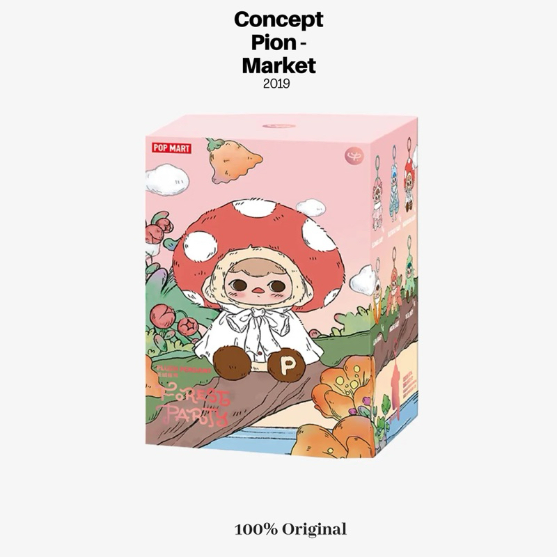 Jual POP MART PUCKY Forest Party Series-Vinyl Plush Pendant Blind Box ...
