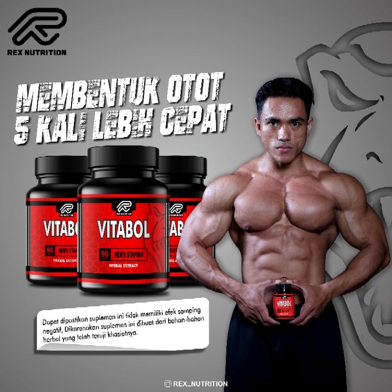 Jual VITABOL 90 Kapsul Testo Booster BPOM | Shopee Indonesia