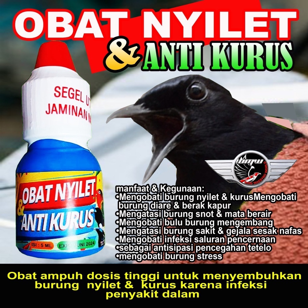 Jual Vitamin Burung Obat Anti nyilet dan Anti Kurus/Vitamin Suplemen ...
