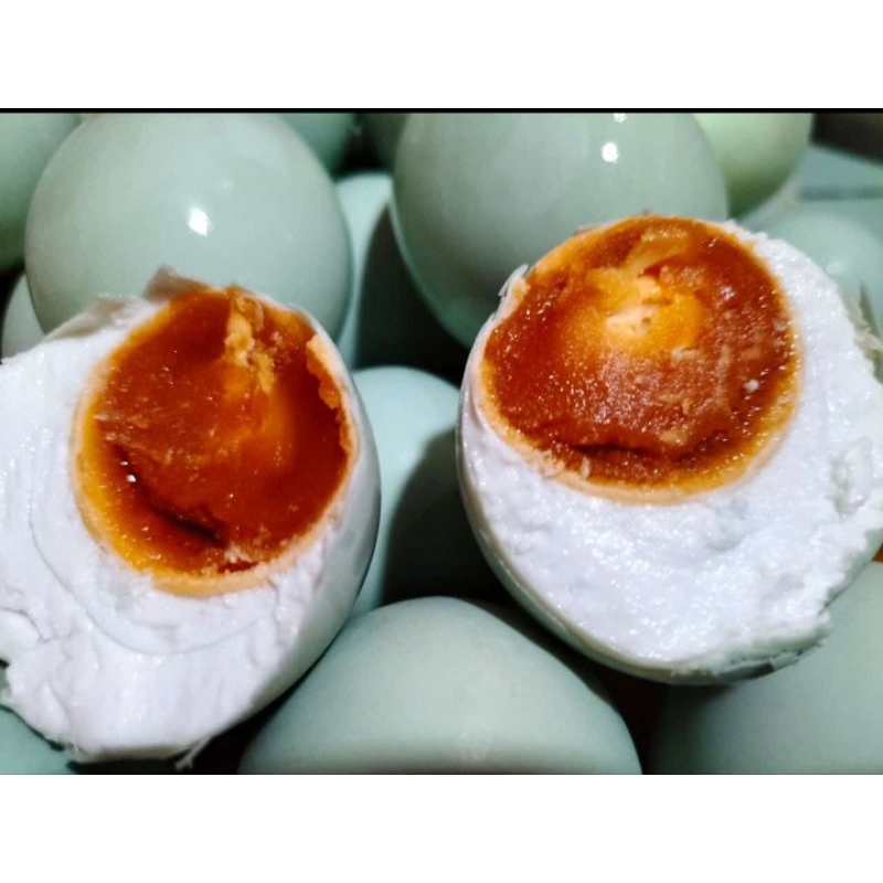 Jual telur bebek telur asin matang||telur asin bebek great A | Shopee ...