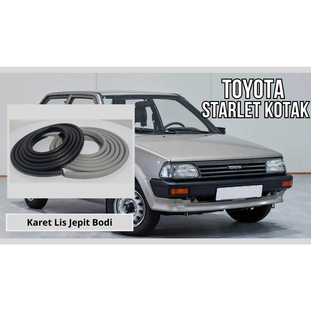 Jual Karet Pelindung Jepit Bodi Pintu Mobil Toyota Starlet Kotak ...