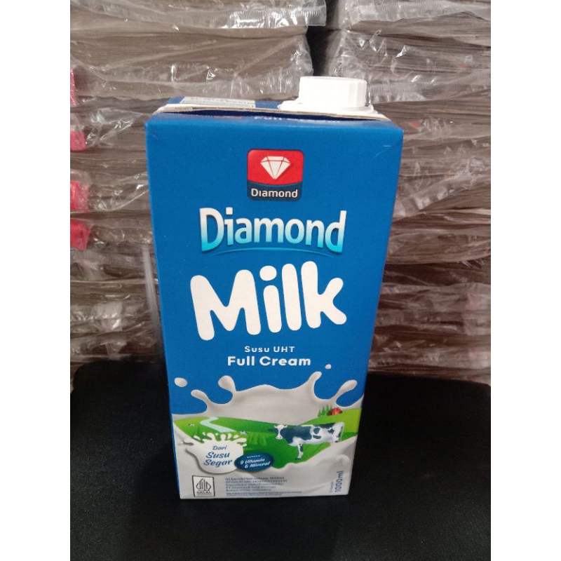 Jual Susu Diamond 1 liter - Susu UHT Full Cream | Shopee Indonesia