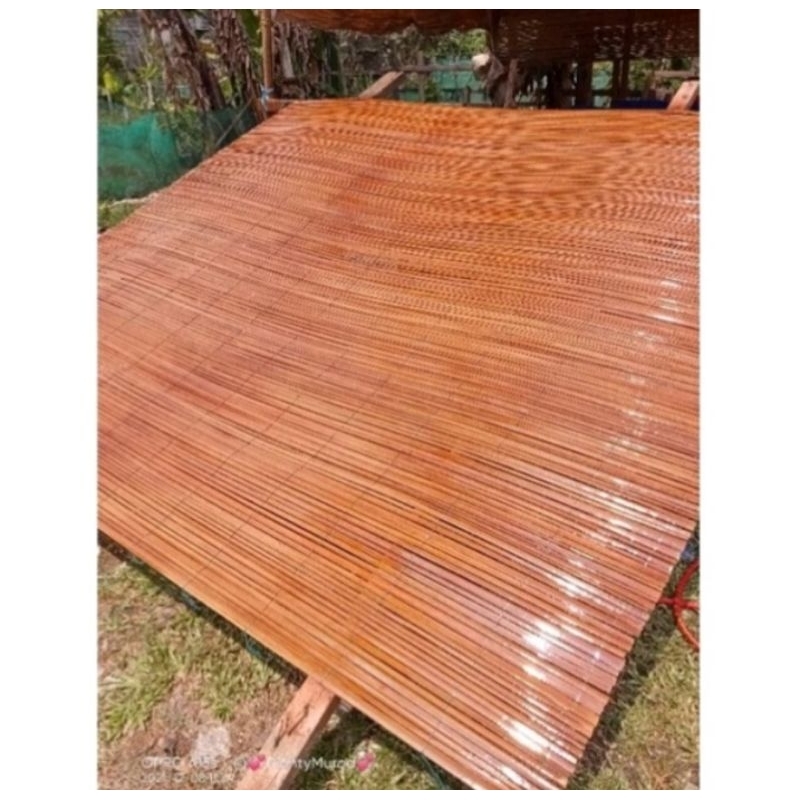 Jual Tirai kerey bambu gulung plitur & vernis natural size lebar 2,5m x ...