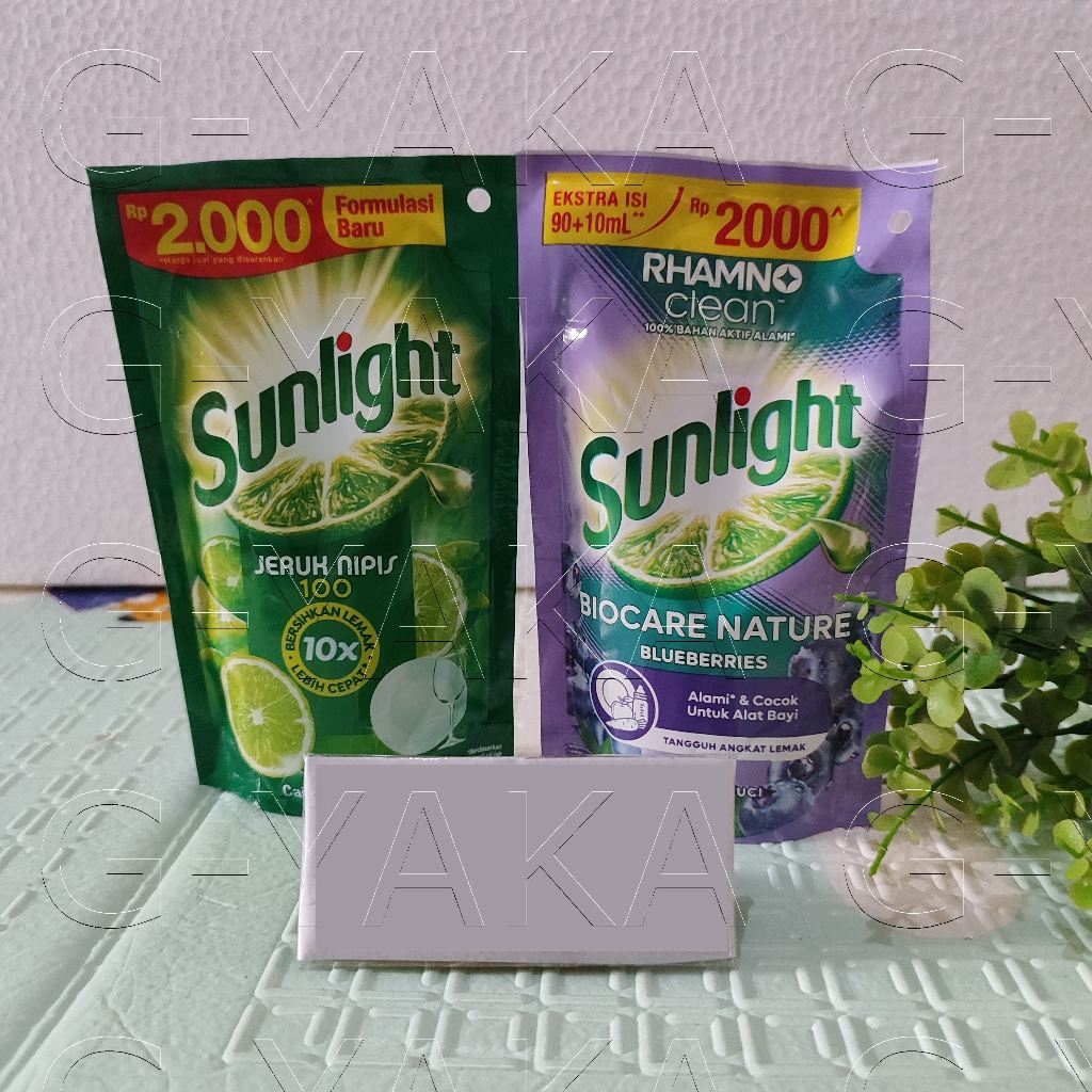 Jual Sunlight Sabun Cuci Piring - Kemasan Pouch 90ml - Jualan Eceran ...