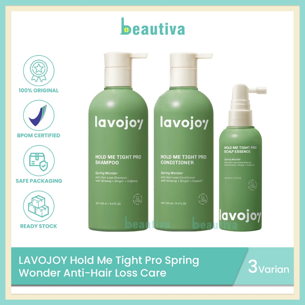 Jual Lavojoy Hold Me Tight Pro Spring Wonder Shampoo - Conditioner ...