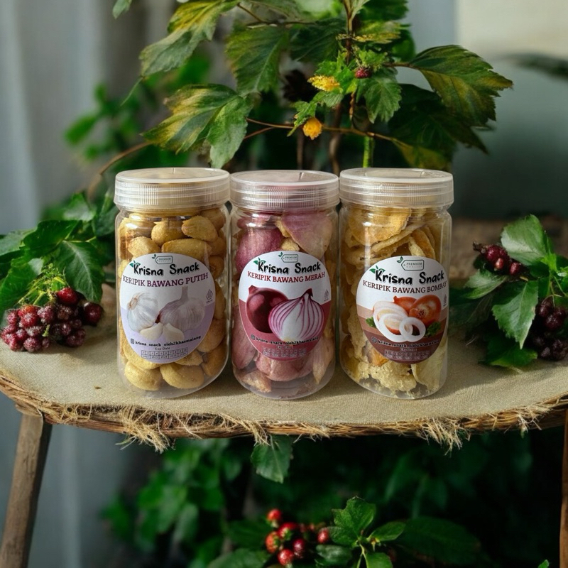 Jual PAKET KERIPIK BAWANG PUTIH DAN BAWANG MERAH TOPLES 300ML (SATU ...