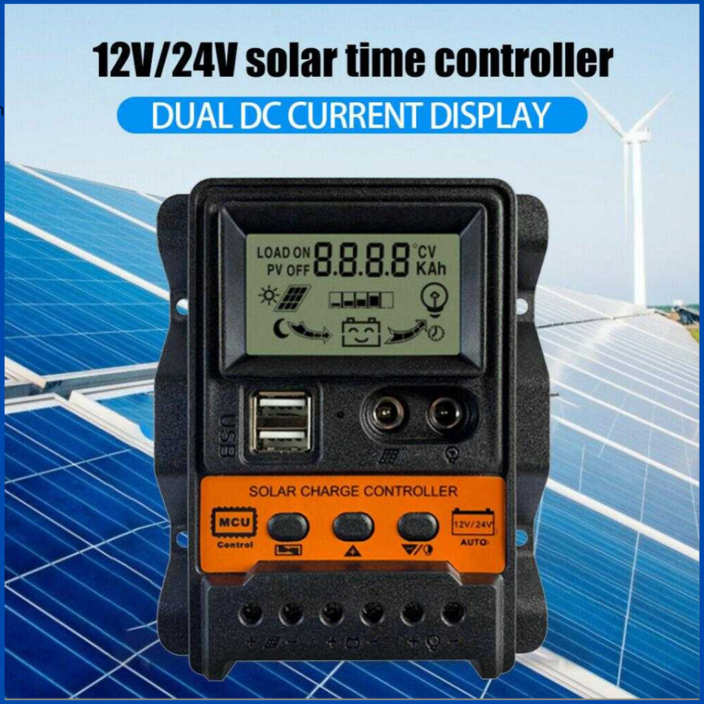 Jual COD Solar Charge Controller LCD 12V / 24V 10A 20A 30A 50A Mengatur ...