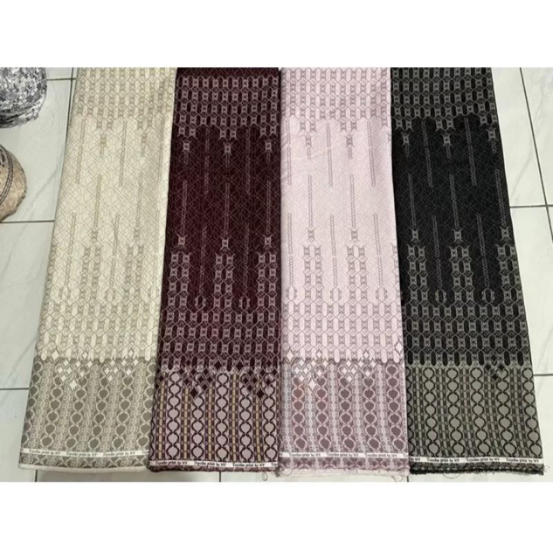 Jual Katun TOYOBO PRINT dan DIOR SILK Premium Motif JIHAN//Kain Katun ...