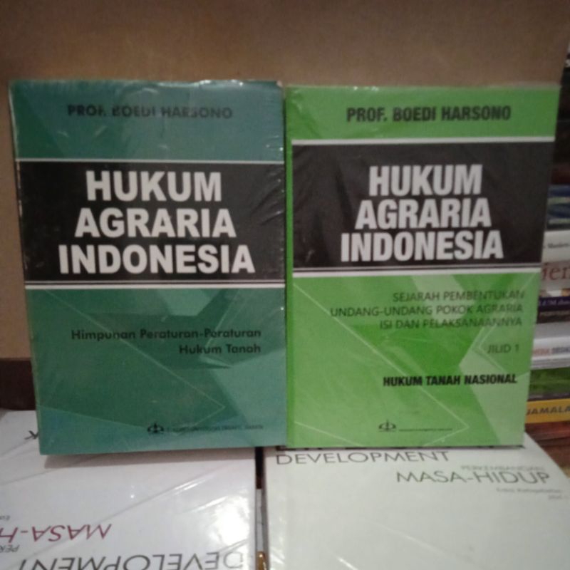 Jual Buku Hukum Agraria Di Indonesia Sejarah Dan Himpunan Paket 2 Buku ...