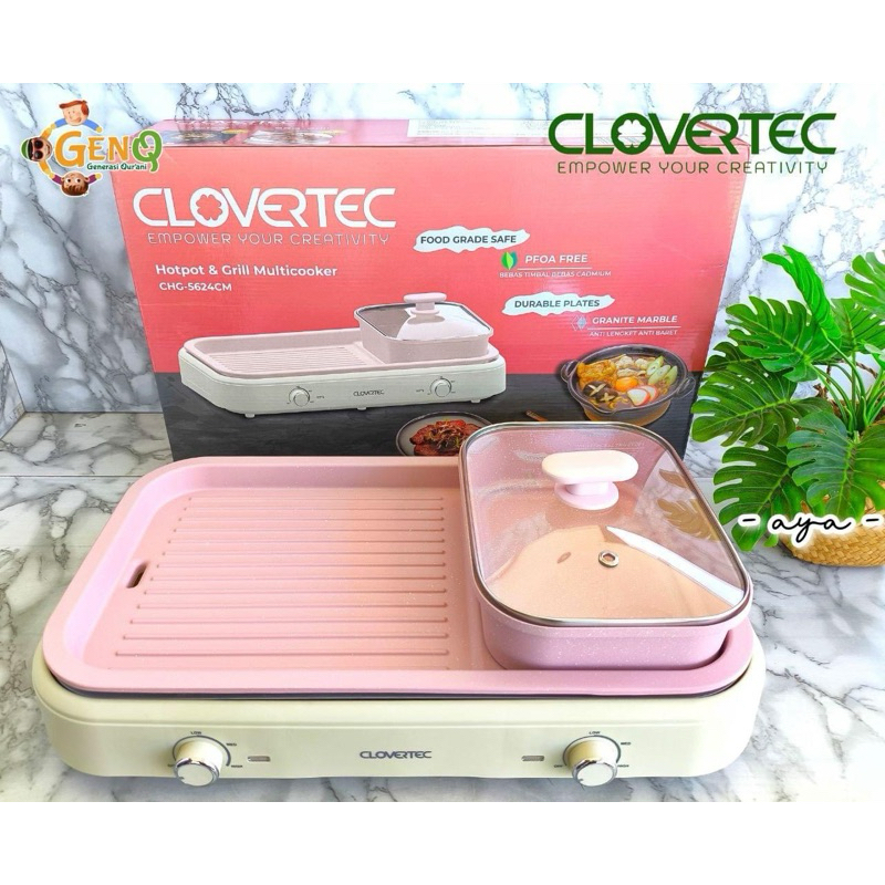 Jual [READY] HOTPOT & GRILL MULTICOOKER CLOVERTEC | Shopee Indonesia