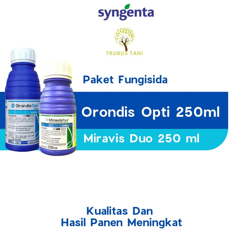 Jual Paket fungisida : Miravis duo 250ml dan Orondis opti 500ml ...