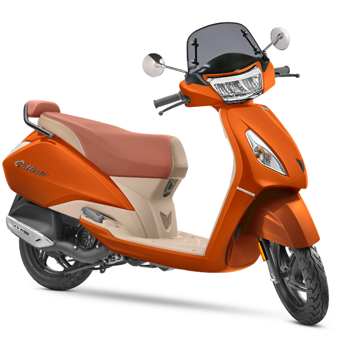 Jual TVS Motor Callisto Intelligo 110CC - Bricks Orange | Shopee Indonesia