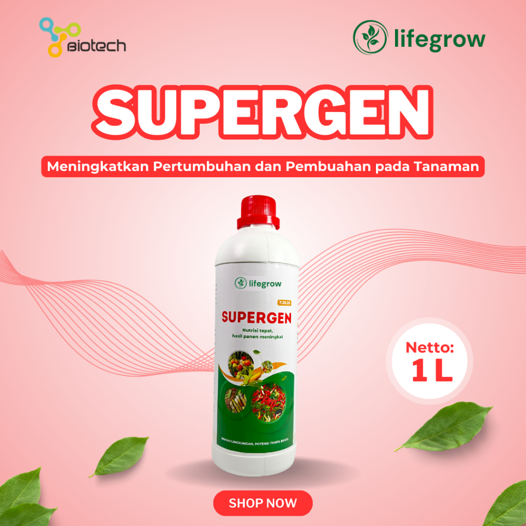 Jual Supergen NPK Cair 1 Liter | Meningkatkan Pertumbuhan dan Pembuahan ...