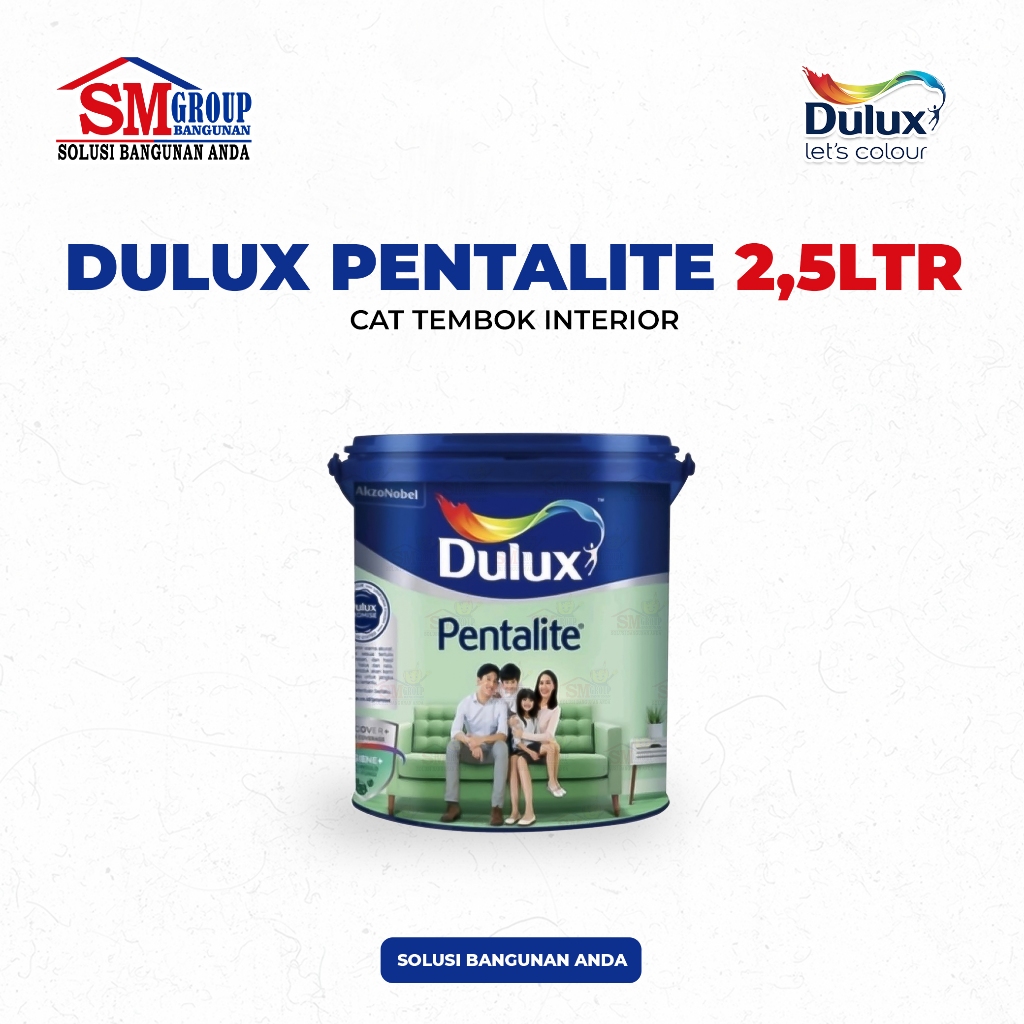 Jual Cat Tembok Interior DULUX Pentalite Antibac 2,5 Ltr | Shopee Indonesia