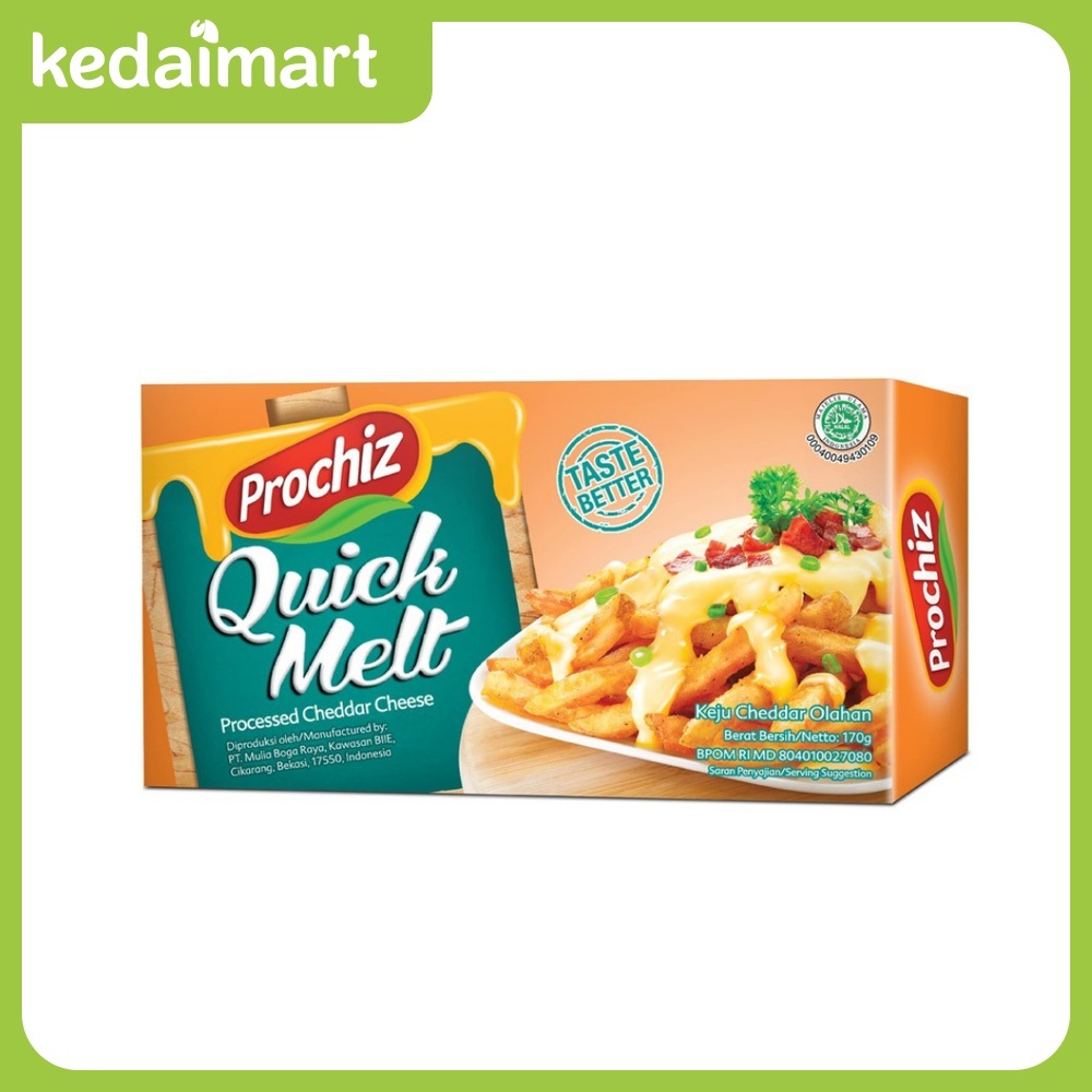 Jual FS - Keju Cheddar Quick Melt ProChiz 160 Gram | Shopee Indonesia