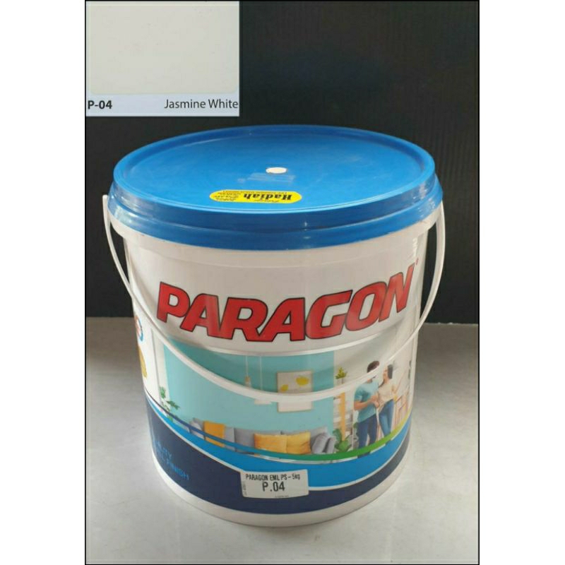 Jual Cat paragon warna putih jasmine , berat 5 kg | Shopee Indonesia