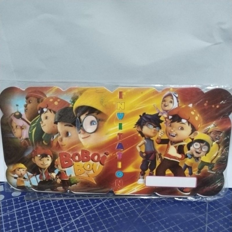Jual kartu undangan karakter boboi boy | Shopee Indonesia
