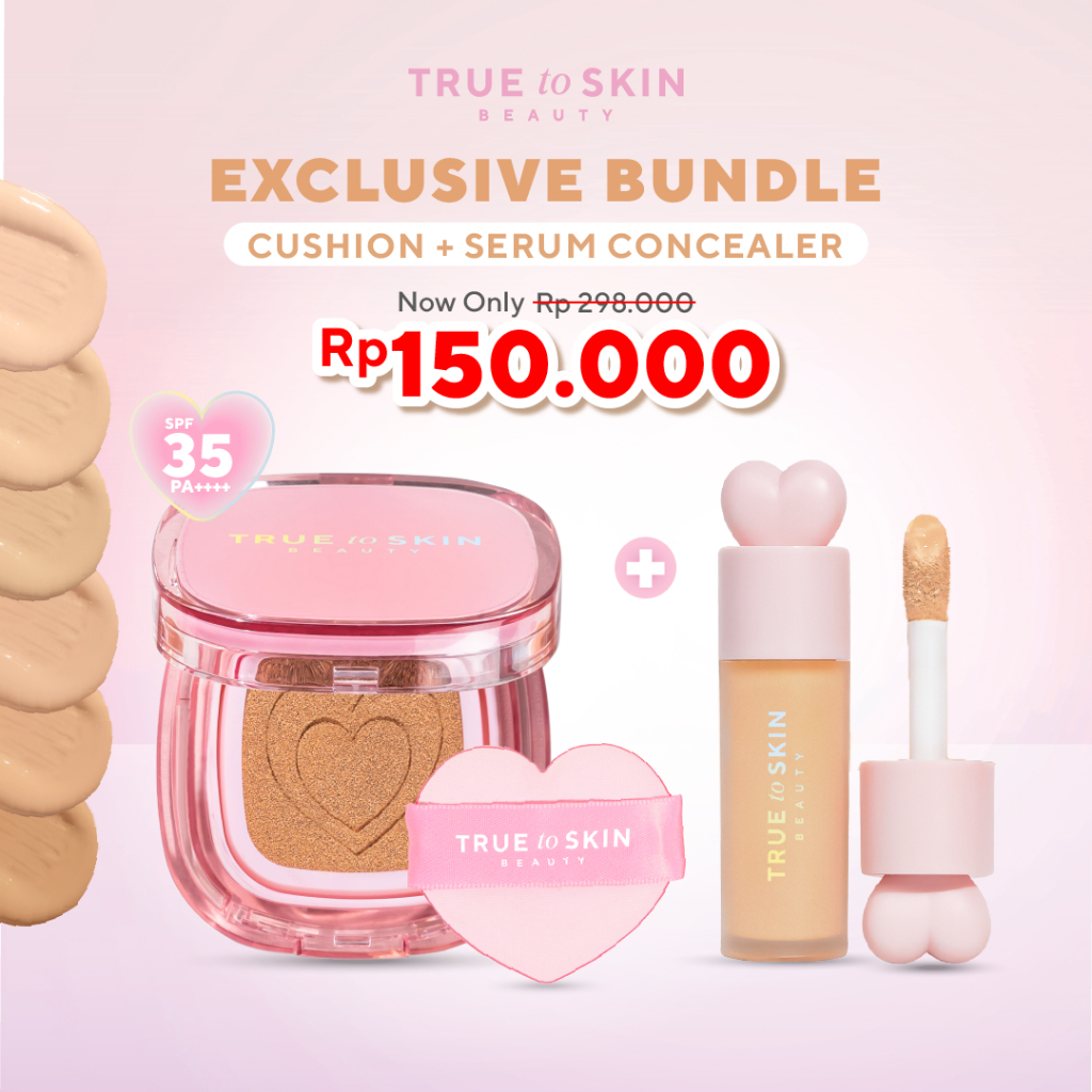 Jual [ BUNDLE ] CUSHION + CONCEALER ( True to Skin Skinlike Porefecting ...