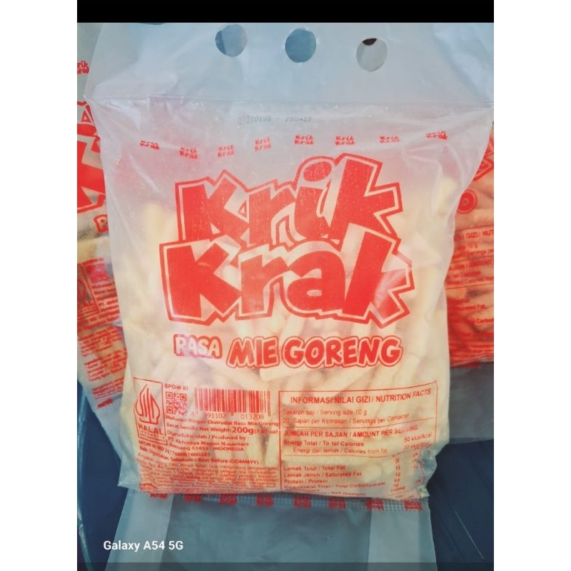 Jual Snack krik krak 200gram , banyak varian rasa | Shopee Indonesia