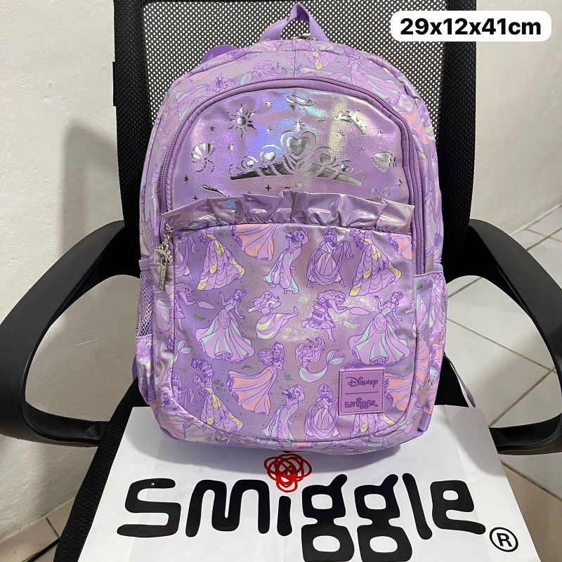 Jual RANSEL ANAK SD SMIGGLE PRINCESS DISNEY FREE PLASTIK SMIGGLE ...