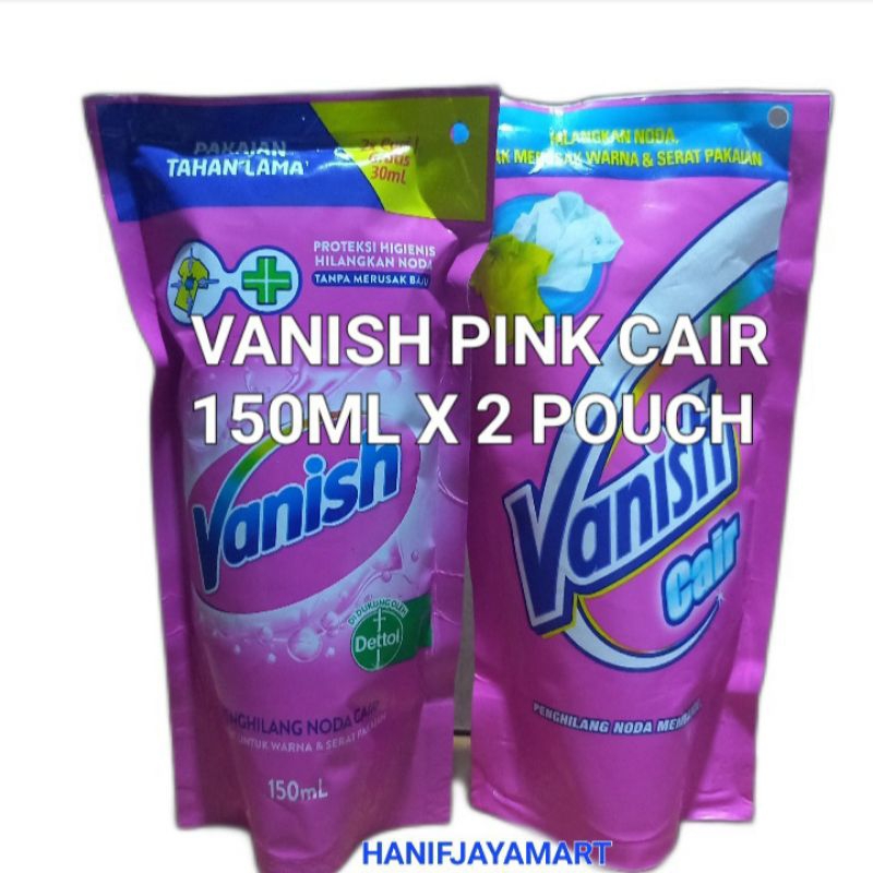 Jual VANISH PINK CAIR 150ML X 2 POUCH (HARGA ADALAH 2 POUCH) | Shopee ...