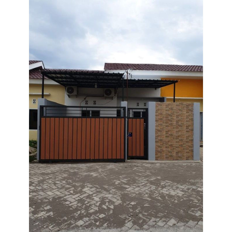 Jual pintu pagar sliding Grc Tebel 1cm | Shopee Indonesia