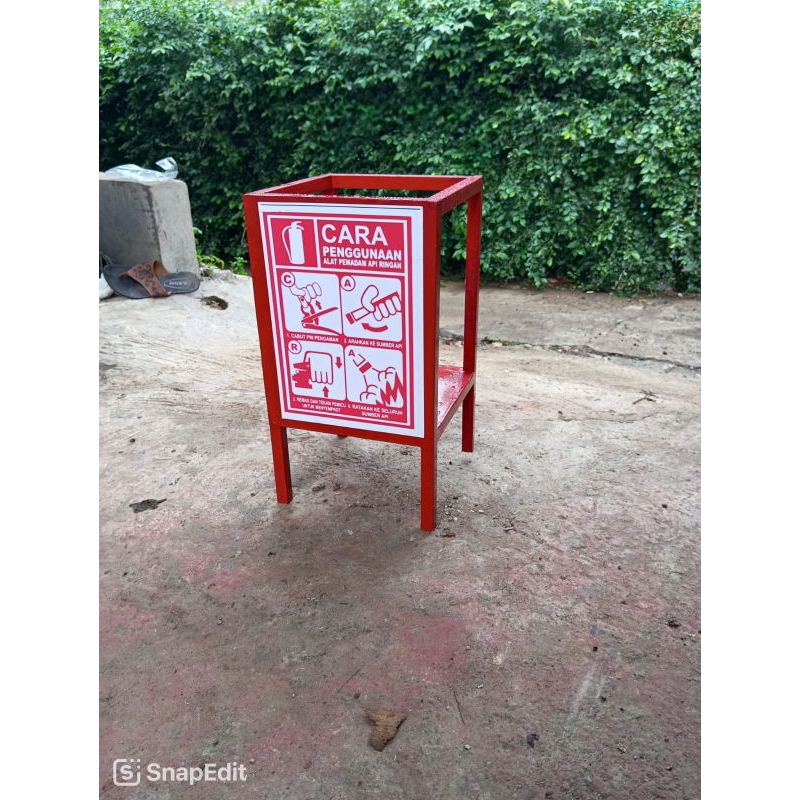 Jual Rak lantai untuk tabung Apar,25×25×40,untuk apar 4kg | Shopee ...