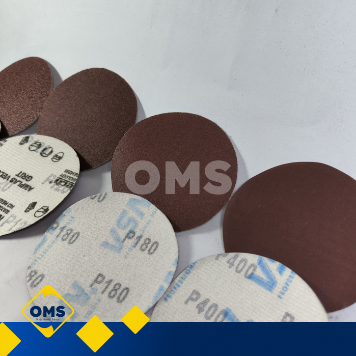 Jual Amplas Bulat Velcro 4 Inch 1 kotak isi 100 lembar amplas gerinda ...
