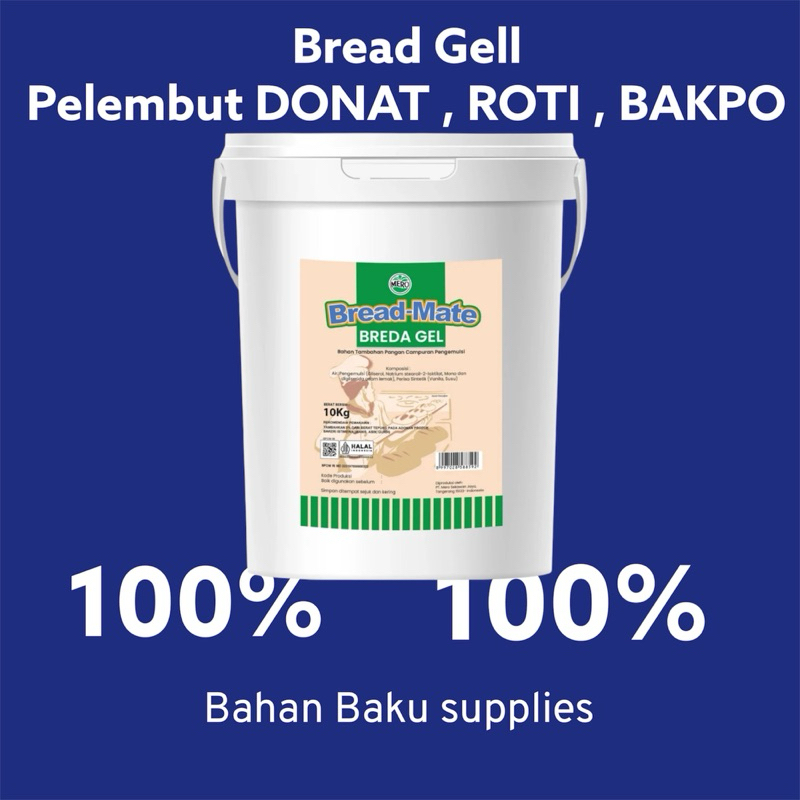 Jual Bread gel mero crumb softener pelembut roti donat bakpau repack ...