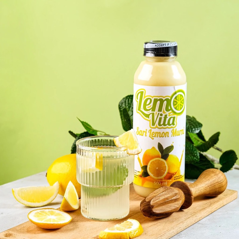 Jual Lemovita 500 ml Sari Lemon Halal Jus Lemon Murni | Shopee Indonesia