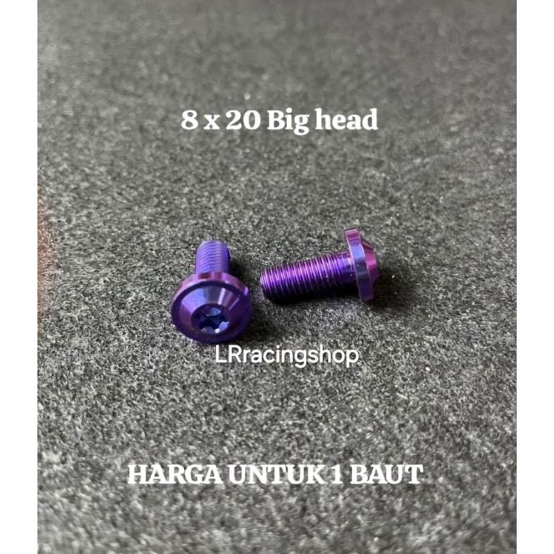 Jual Baut titan probolt 8x20 drat 12 panjang 2 cm big head original titan vietnam | Shopee Indonesia