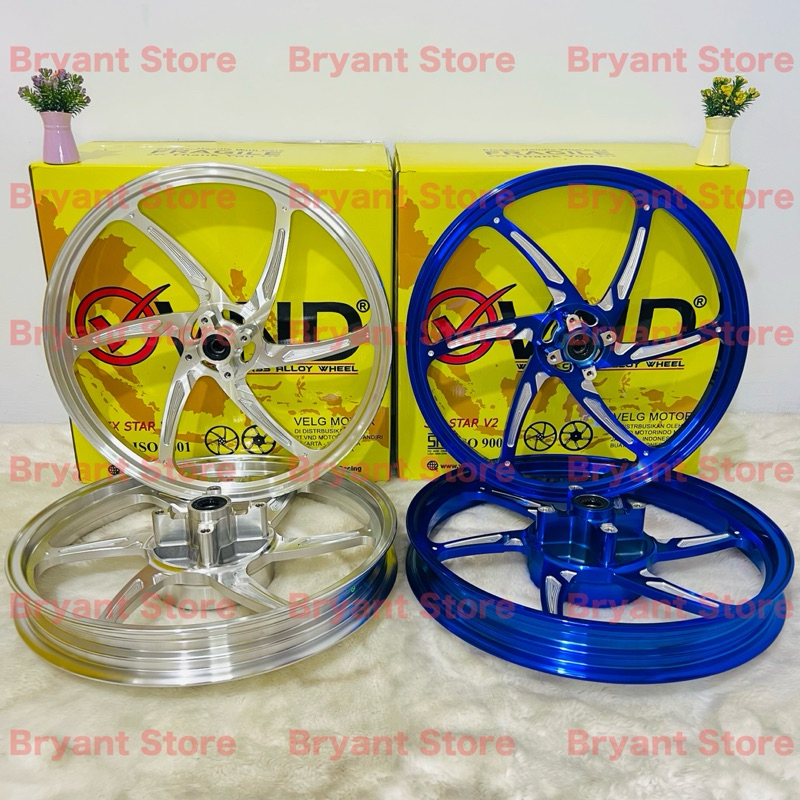 Jual VELG VND RACING ORIGINAL SIX STAR V2 160x17 & 185x17 NINJA R NINJA SS NINJA RR NINJAR ...