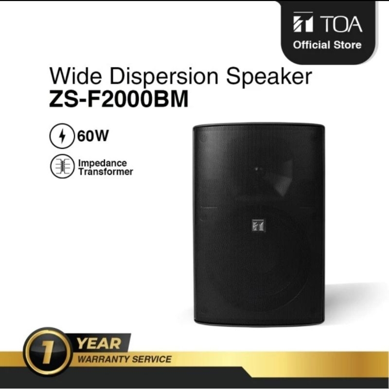 Jual TOA WIDE DISPERSION SPEAKER 60W ZS-F2000BM | Shopee Indonesia