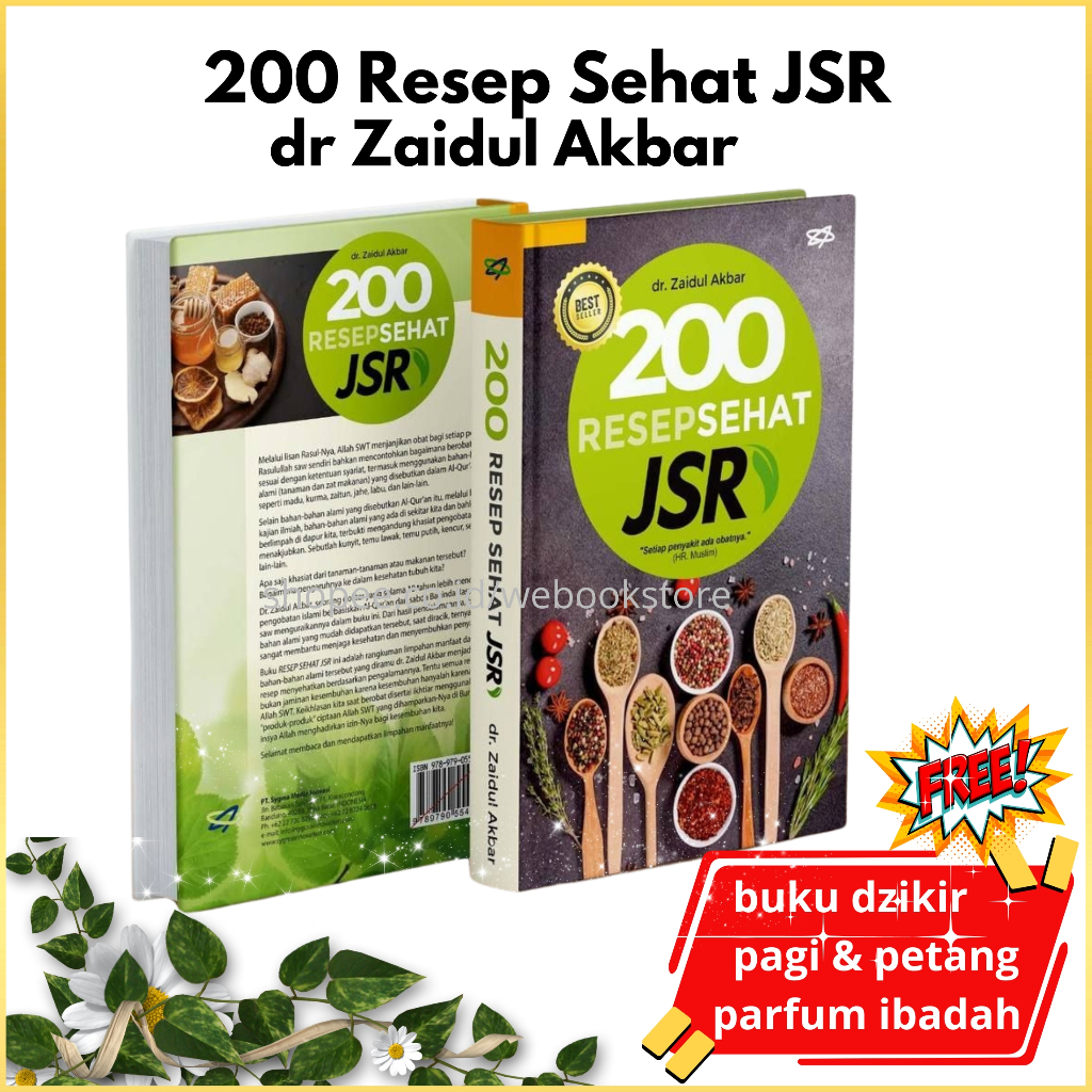 Jual Buku 200 Resep Sehat JSR dr Zaidul Akbar Original Aliqa Official Store | Shopee Indonesia