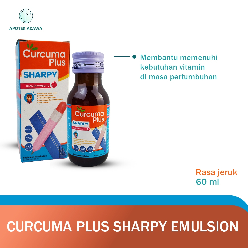 Jual CURCUMA PLUS SHARPY 60 ML / MULTIVITAMIN ANAK / APOTEK AKAWA ...