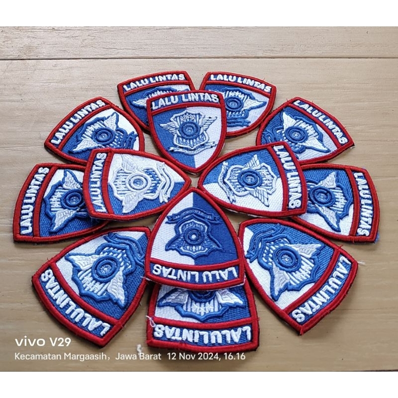 Jual Logo Lantas Terbaru Bordir Timbul 3D | Shopee Indonesia