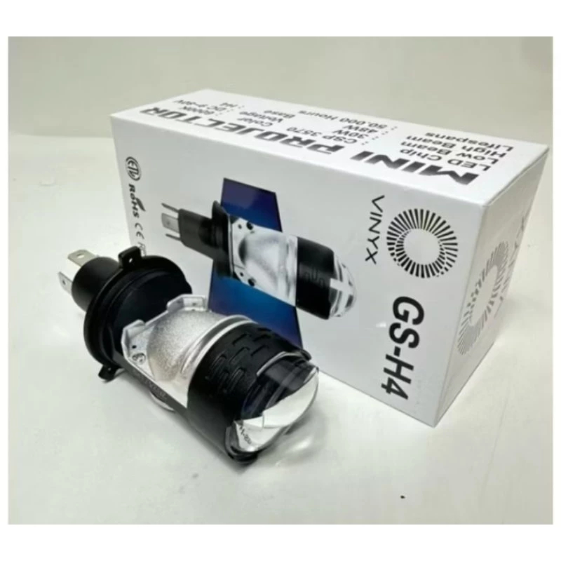 Jual LED VINYX GS-H4 Projie H4 Flat Mini Projector Lens Biled Motor Mobil SATUAN | Shopee Indonesia