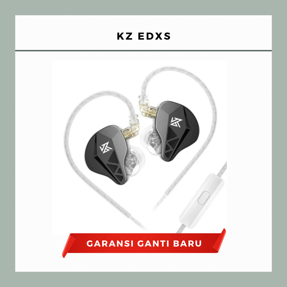 Jual KZ EDXS KNOWLEDGE ZENITH 10MM DD IN EAR EARPHONE MICROPHONE HIFI SOUND | Shopee Indonesia
