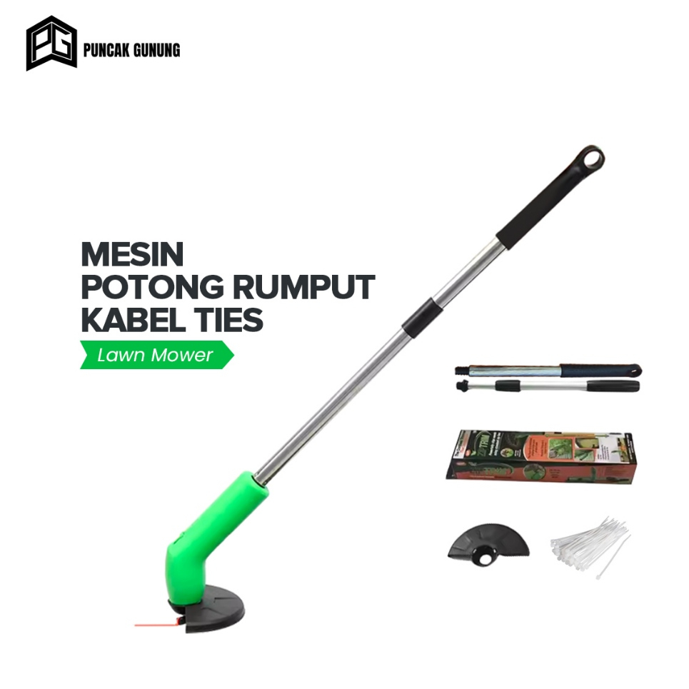 Jual Mesin Potong Rumput Baterai Kabel Ties/Mesin Babat Rumput Elektrik ...